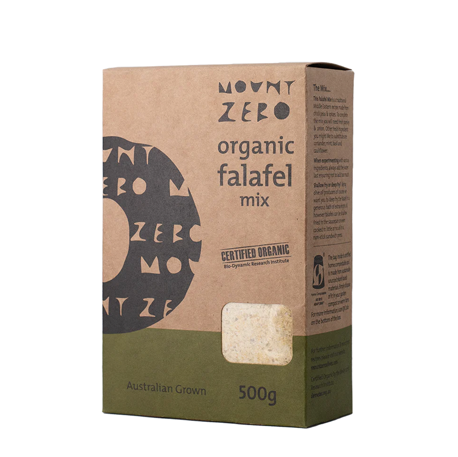 MOUNT ZERO ORGANIC FALAFEL MIX (500g) – Eatraw Organic Delivery