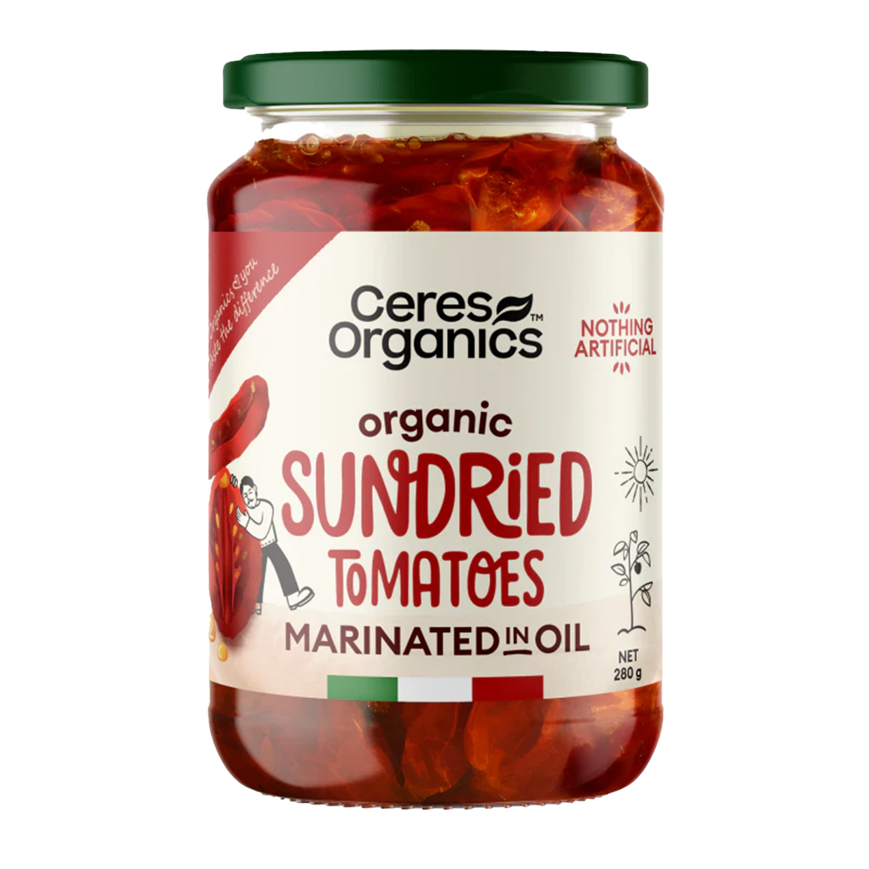 CERES ORGANICS ORGANIC SUN-DRIED TOMATOES IN OIL (280g) – Eatraw ...
